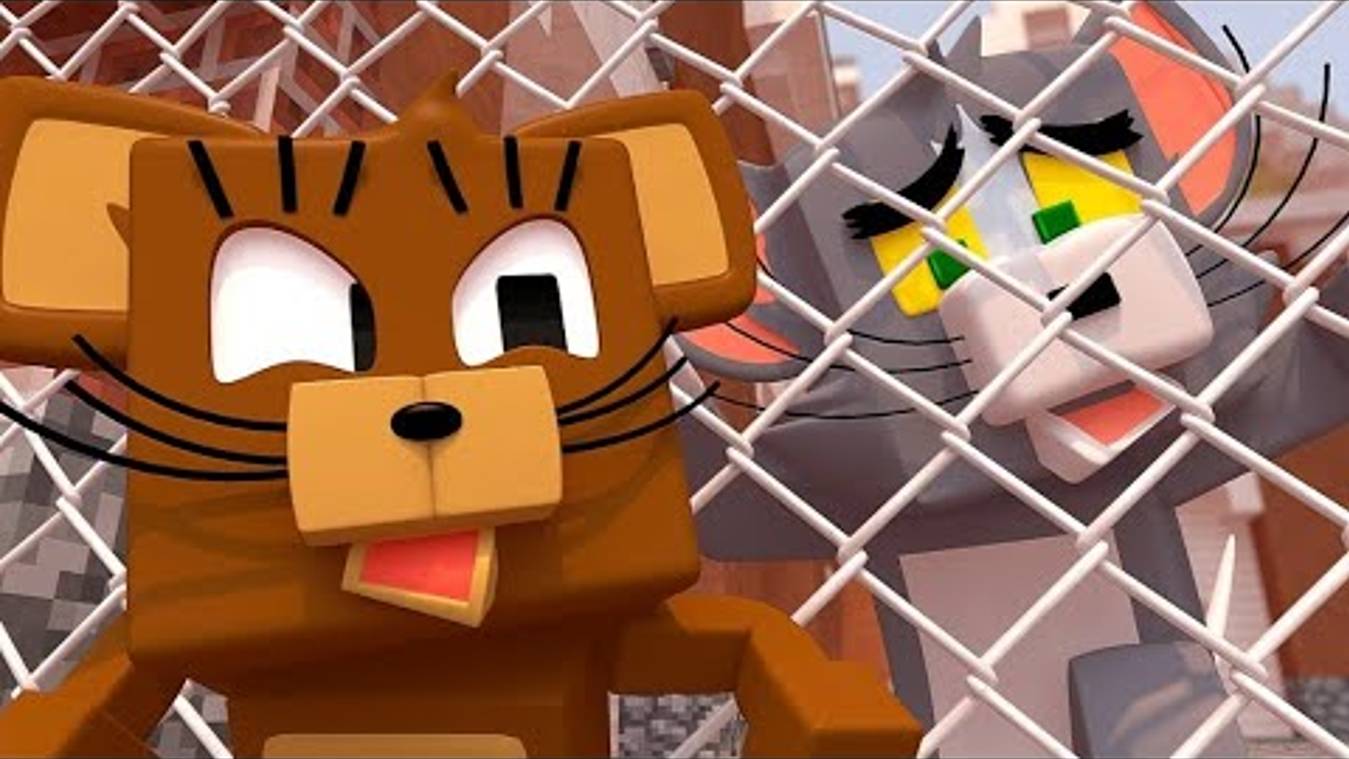 ДЖЕРРИ ПОЙМАЛ ТОМА В ЛОВУШКУ!  ТОМ И ДЖЕРРИ В МАЙНКРАФТ [перезалив]