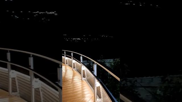 Ночной Дербент | Древняя Дербентская стена спускающая от крепости Нарын-Кала  #дагестан