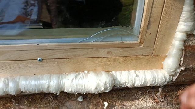 строительство зимовья. установка дверей