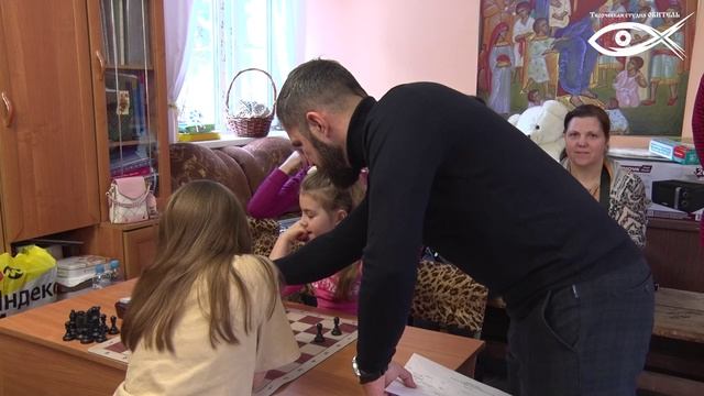 Первый шахматный турнир (клуб "Тактика", Успенский мужской монастырь г. Новомосковск)