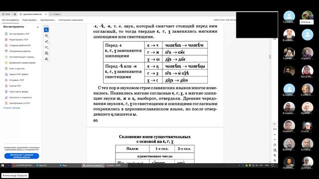 №21  Занятие по церковно-славянскому языку 31 03 2024