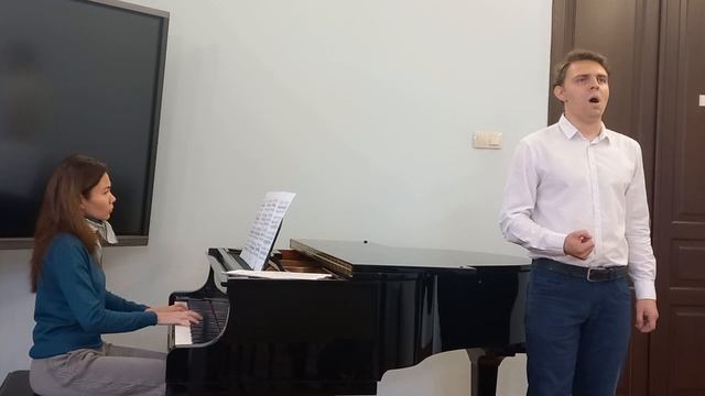 Глюк, Ария Париса из оперы "Парис и Елена"-поёт Никита Кудрявцев, концертмейстер Виргиния Путилина