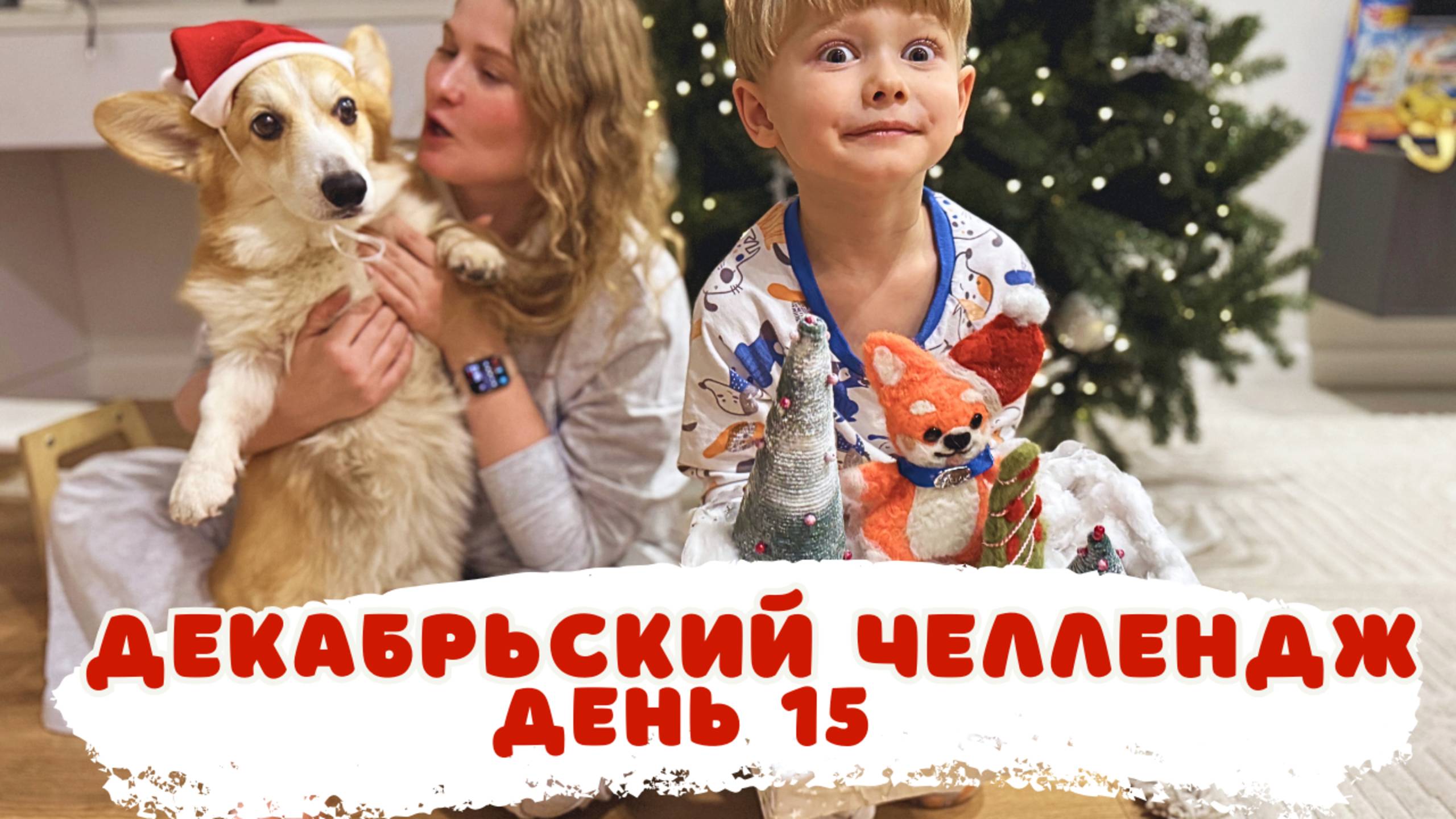 Декабрьские влоги: поделка корги в детский сад