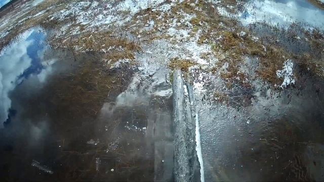 открытие на гуся.зима не хочет отступать.первые два дня охоты