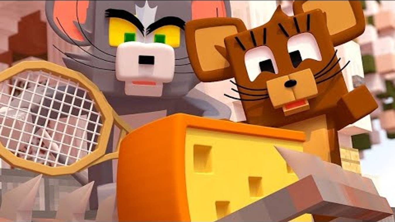 ТОМ ПОЙМАЛ ДЖЕРРИ В ЛОВУШКУ! ТОМ И ДЖЕРРИ В МАЙНКРАФТ [перезалив]