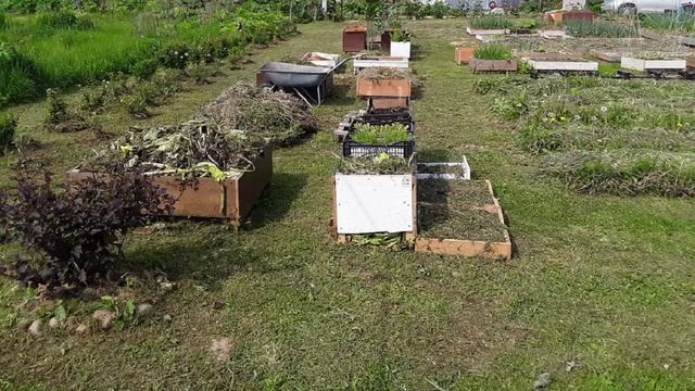 Грядки-короба из ДСП