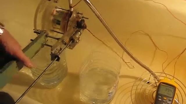 Вихревой фильтр очистки воды, терморазделение потоков.