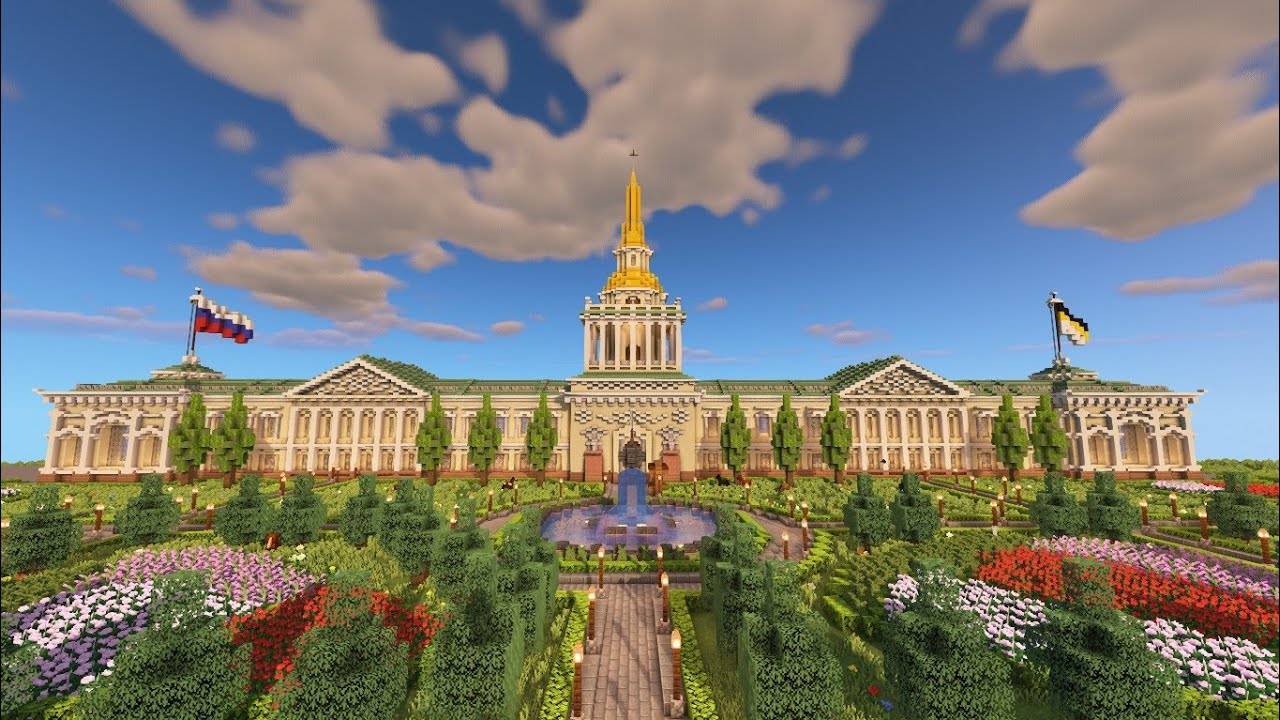 Дворец 1/2 в майнкрафте (Российская Империя)