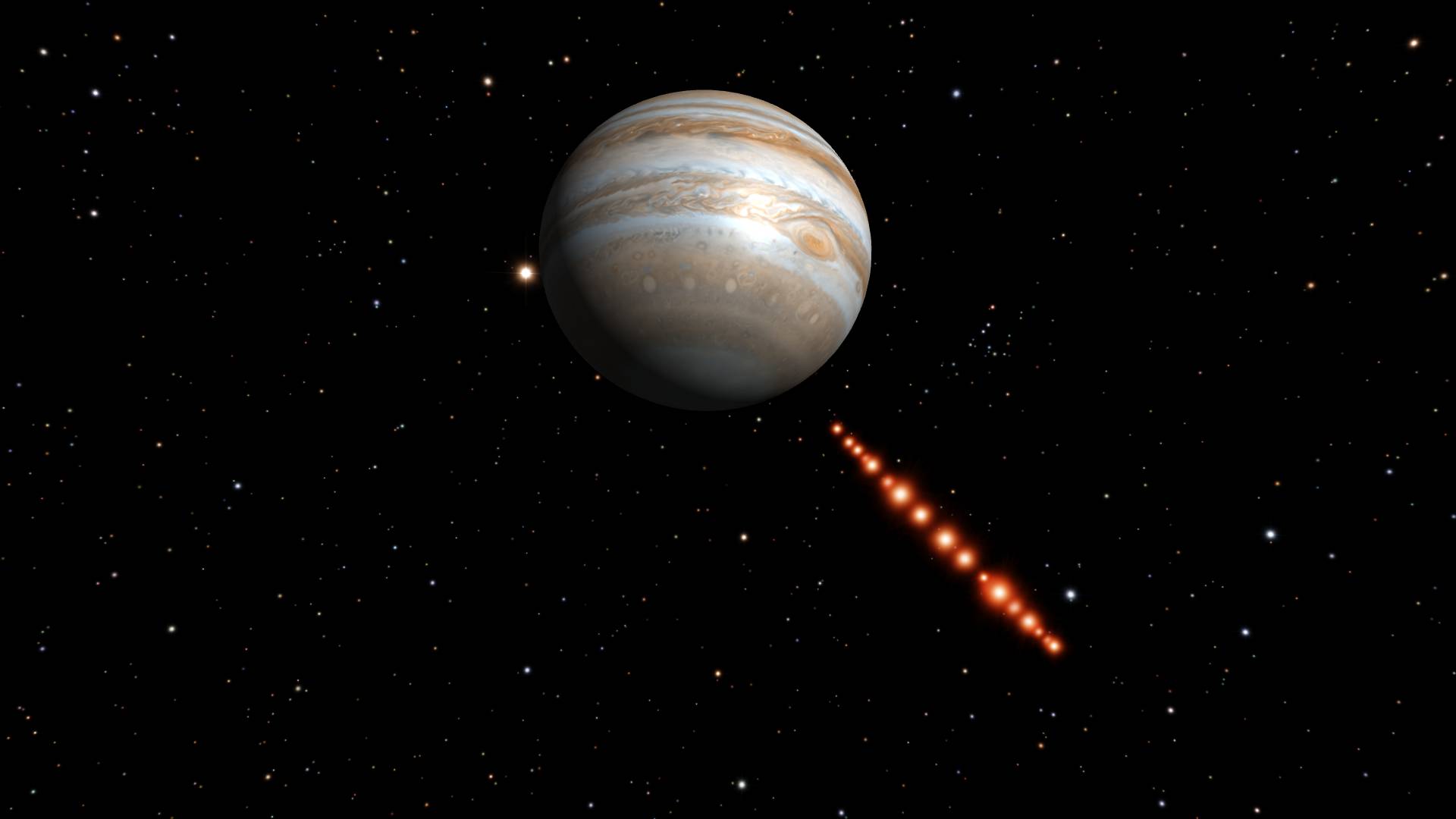 Комета Шумейкеров–Леви 9 и её встреча с Юпитером