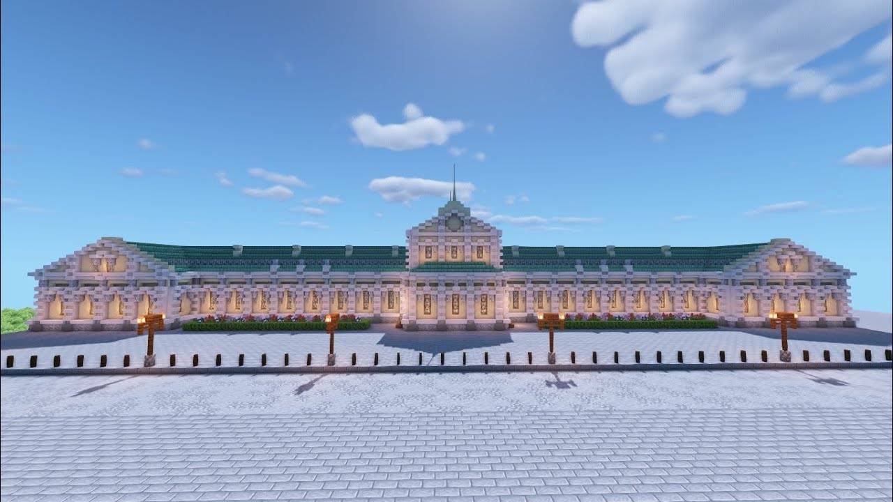 ЖД станция в майнкрафте (Российская Империя)