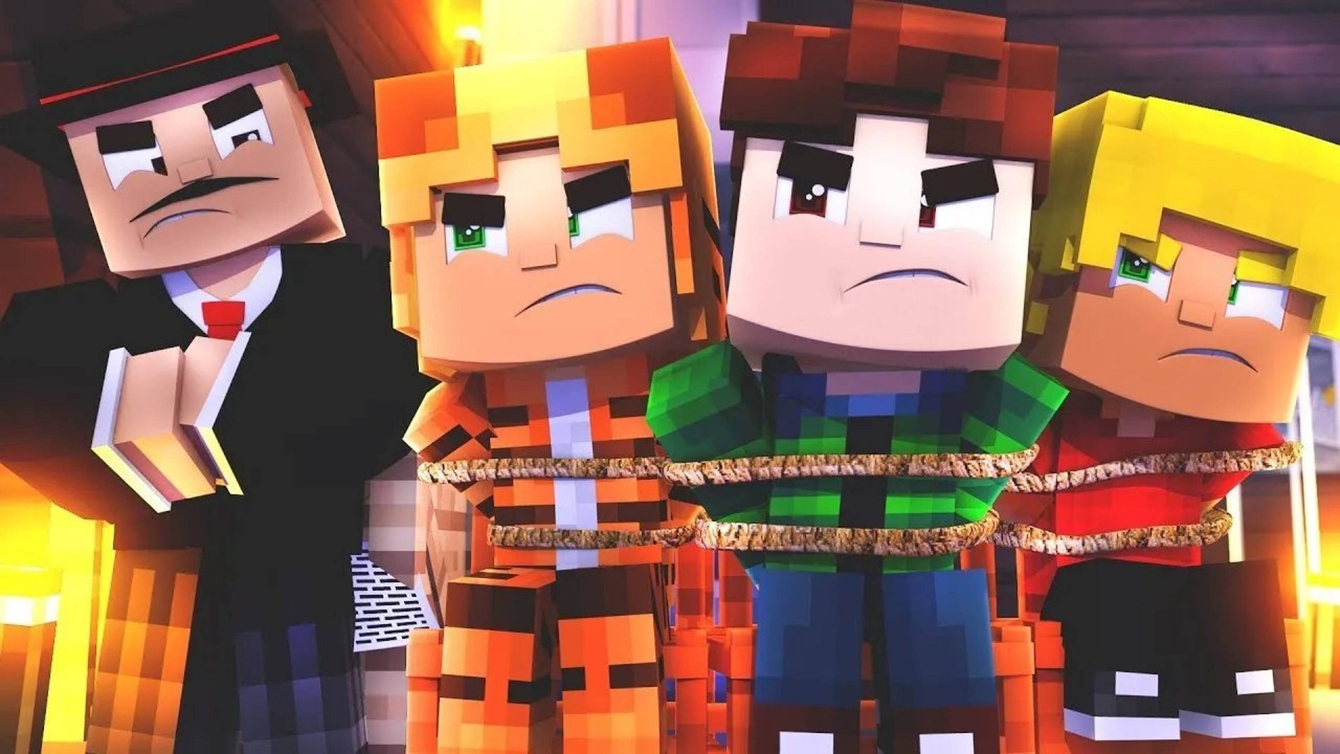 ДЕТЕЙ ПОЙМАЛА МАФИЯ! ДРУЖБА ДЕТЕЙ В МАЙНКРАФТ [перезалив]