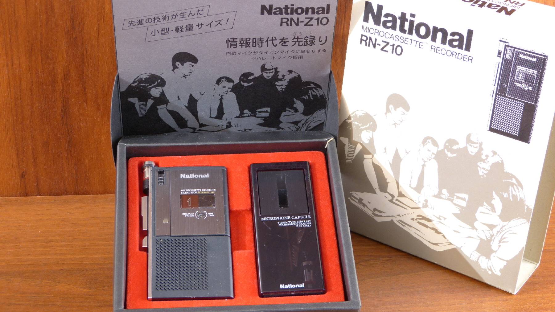 Микрокассетный Рекордер National RN-Z10 Япония