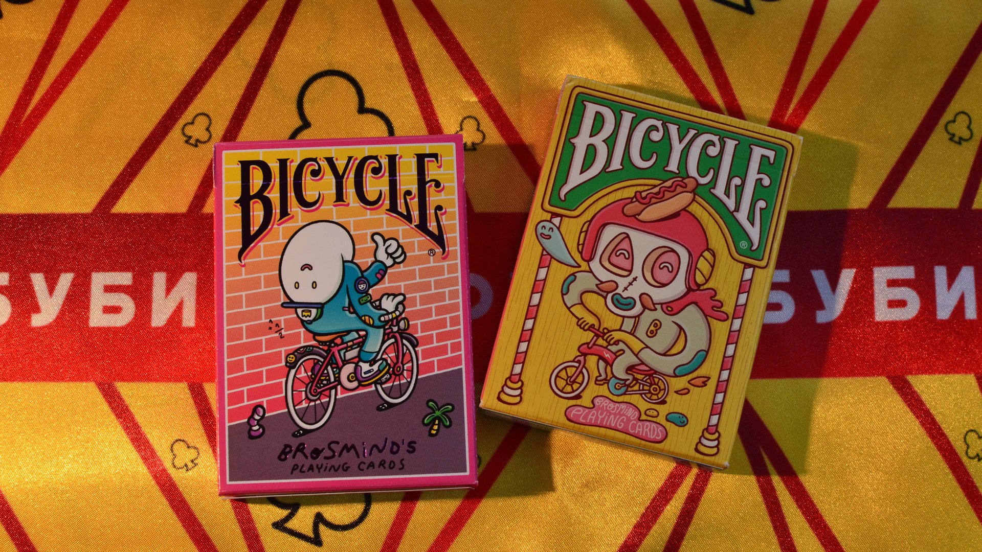 Игральные карты BICYCLE Brosmind & BICYCLE Brosmind WANTED (Fourgangs)