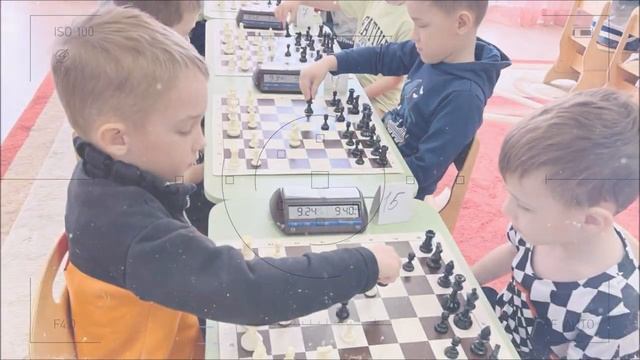 Товарищеский матч-турнир по быстрым шахматам среди дошколят