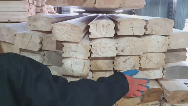 Профилированный брус 90х140 мм - камерной сушки, строительство бань под ключ от компании из Пестово