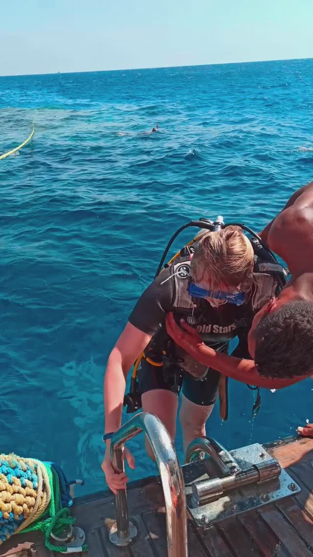 Мой первый в жизни дайвинг - #Египет #ШармЭльШейх #РасМохаммед #Shorts