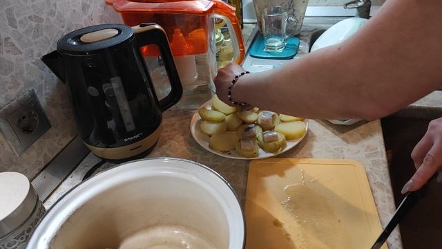 Селедка с картошкой