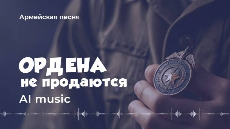 Ордена не продаются (армейская) - (AI) music, video