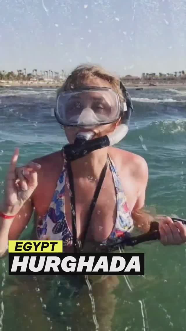 ♀️ Египетская русалка  #egypt #hurghada #отдых #shorts