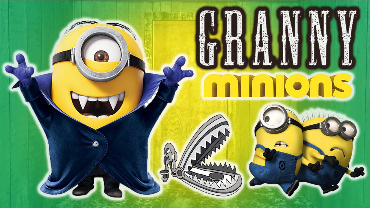 Прохождение игры Гренни 2 мод Миньоны / Я ЧУТЬ НЕ ОСЛЕП В ЭТОМ ДОМЕ / Хоррор игры видео бабка Гренни