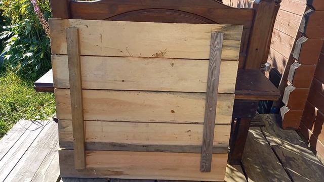 Деревянный контейнер для дачи