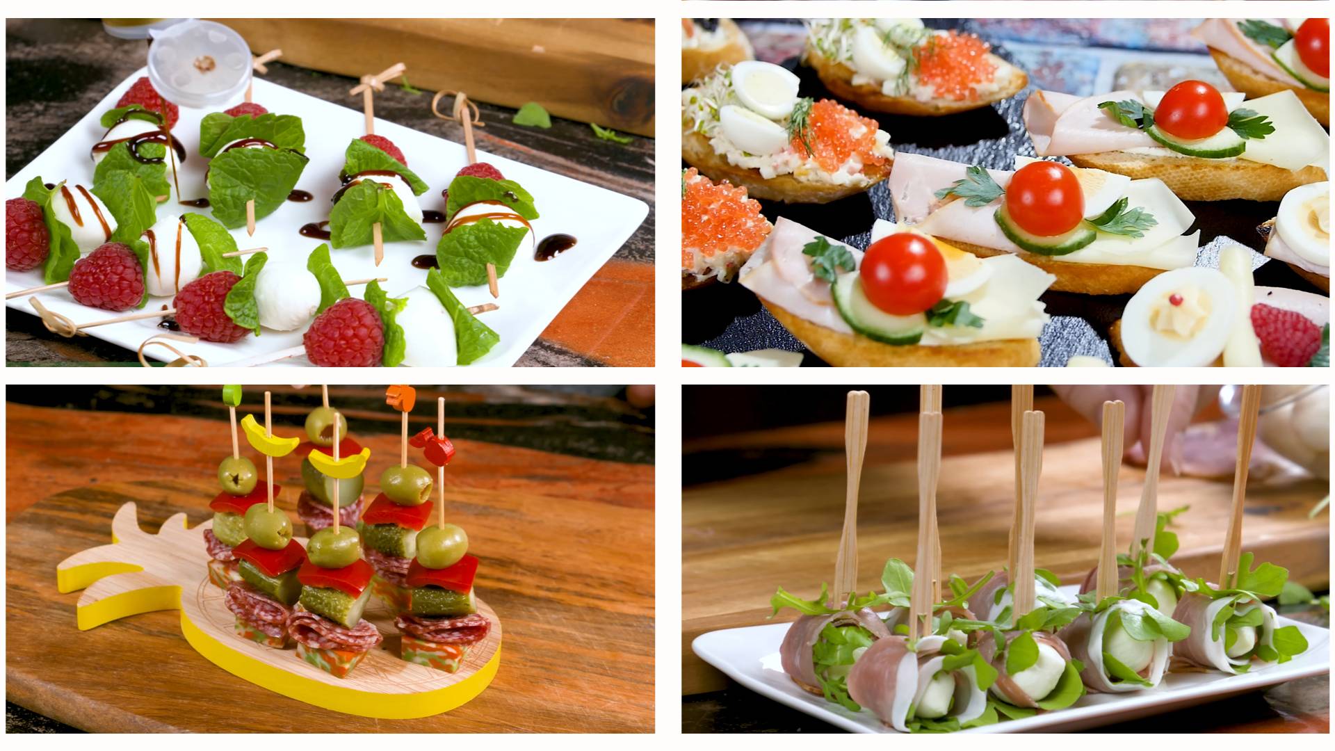 ПРАЗДНИЧНЫЕ ЗАКУСКИ на НОВОГОДНИЙ СТОЛ 2024! Красивые и вкусные ЗАКУСКИ на НОВОГОДНИЙ СТОЛ.