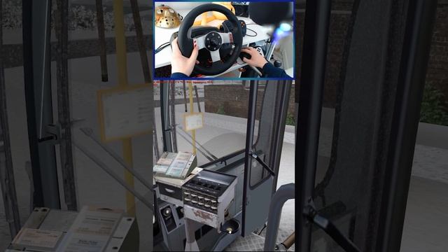 Подкинули на чай водителю автобуса Mercedes Benz O305 в игре OMSI 2 Bus Simulator