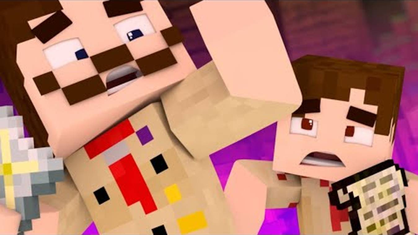 ПОСЛАНИЕ ИЗ ПРОШЛОГО?! ДЕТСКИЙ ЛАГЕРЬ В МАЙНКРАФТ [перезалив]