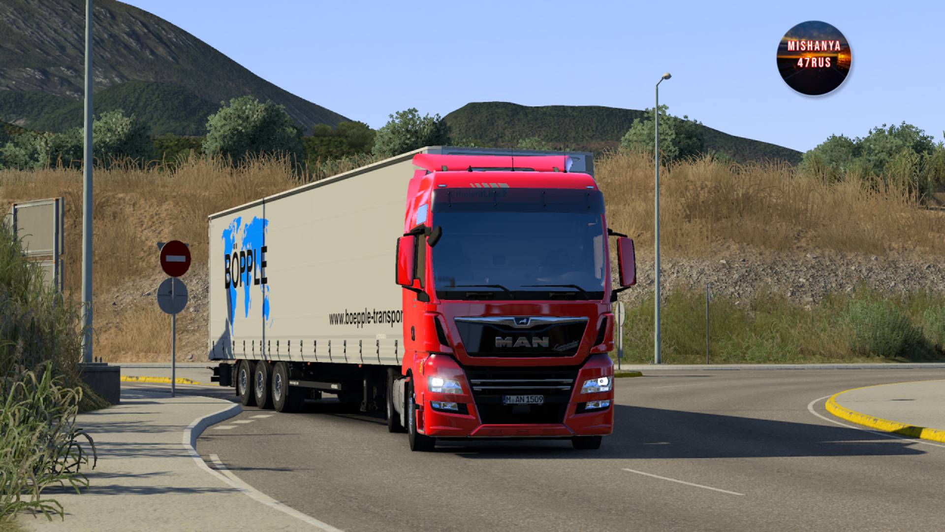 ETS 2 [1.53] Driving MAN E6 DLC Greece