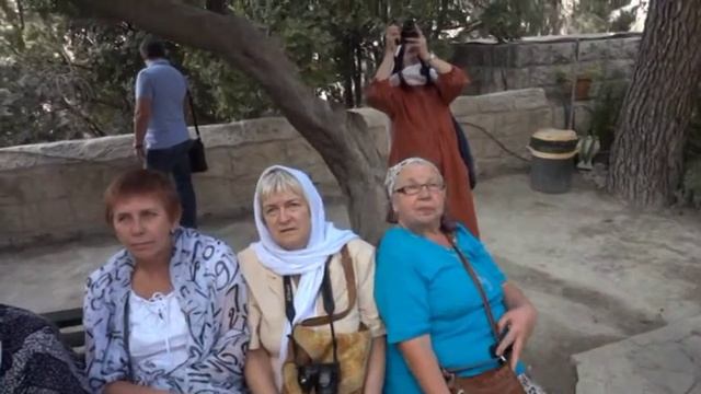 ч.21. 13 мин. Иерусалим, Гефсимания, родовая пещера потомков св. царя Давида!!!