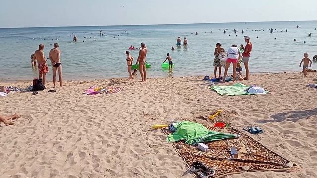 Евпатория. Крым. Добрый день. Купаемся в море.