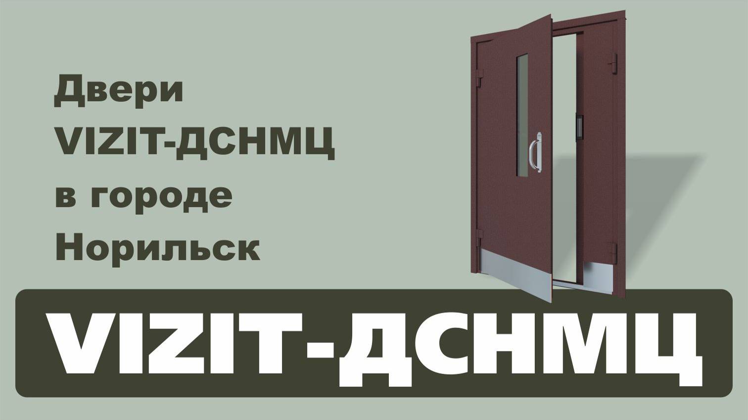 Двери VIZIT-ДСНМЦ в городе Норильск. Редакция 2024 г.