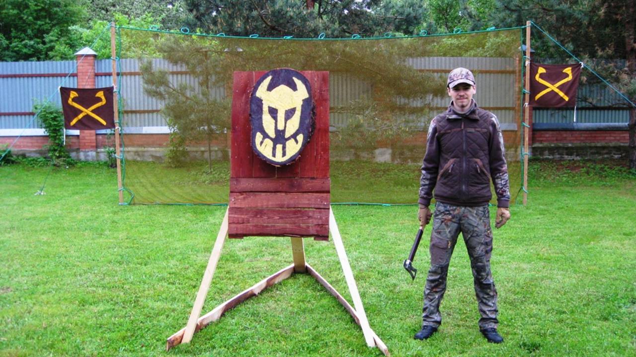 Метание топоров на мероприятии / Выездной тир