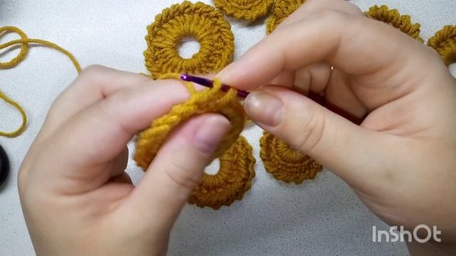 Ирландское кружево для начинающих. Колечки. Рачий шаг способ № 2.