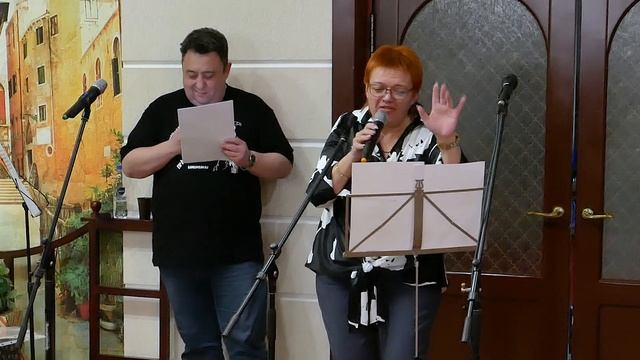 2024. Выступление М. Казачкова и В. Прончатовой на КАЛбаснике куста Калужский. 14.12.2024