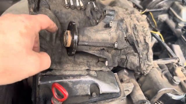 Замена помпы Ssang Yong 2.9TD