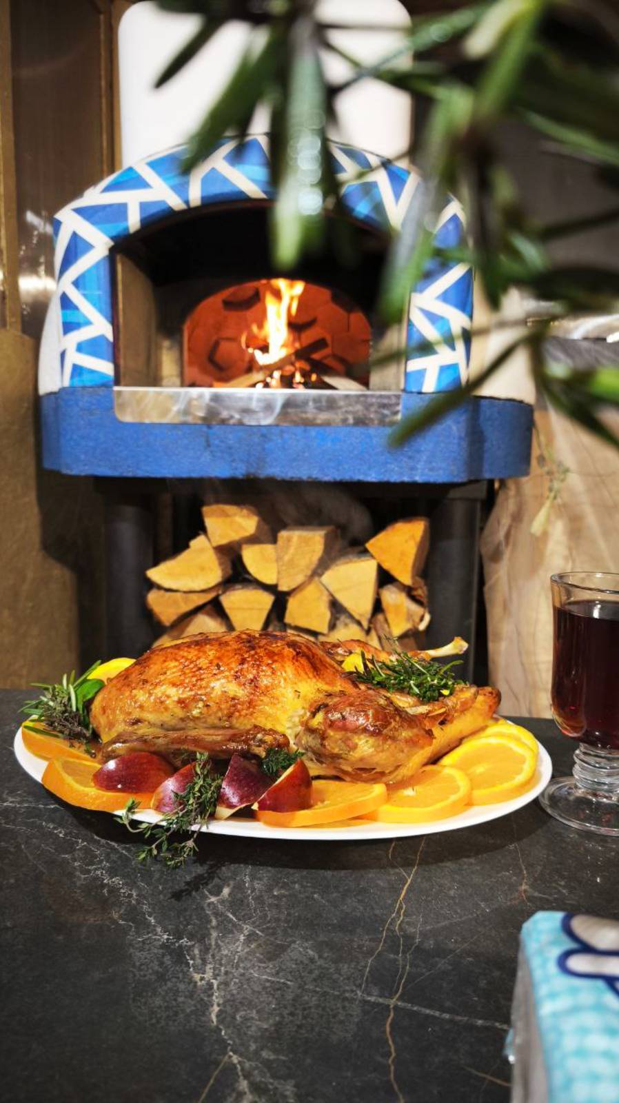 Утка к празднику в своей печи