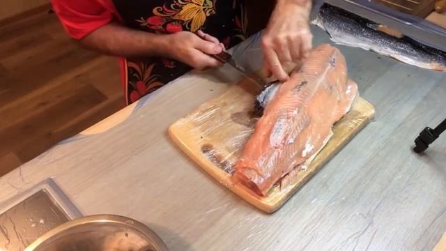 20 лет сёмгу я солю только так! Попробуйте лучший рецепт солёной сёмги!