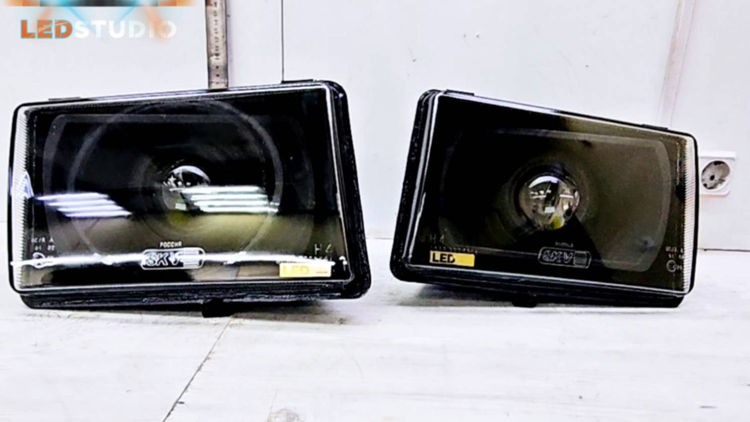 Волга тюнинг комплект фар модернизация