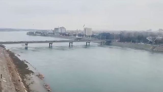 Вид с птичьего полёта Согдийская область город Худжанд Таджикистан несколько лет тому назад ...