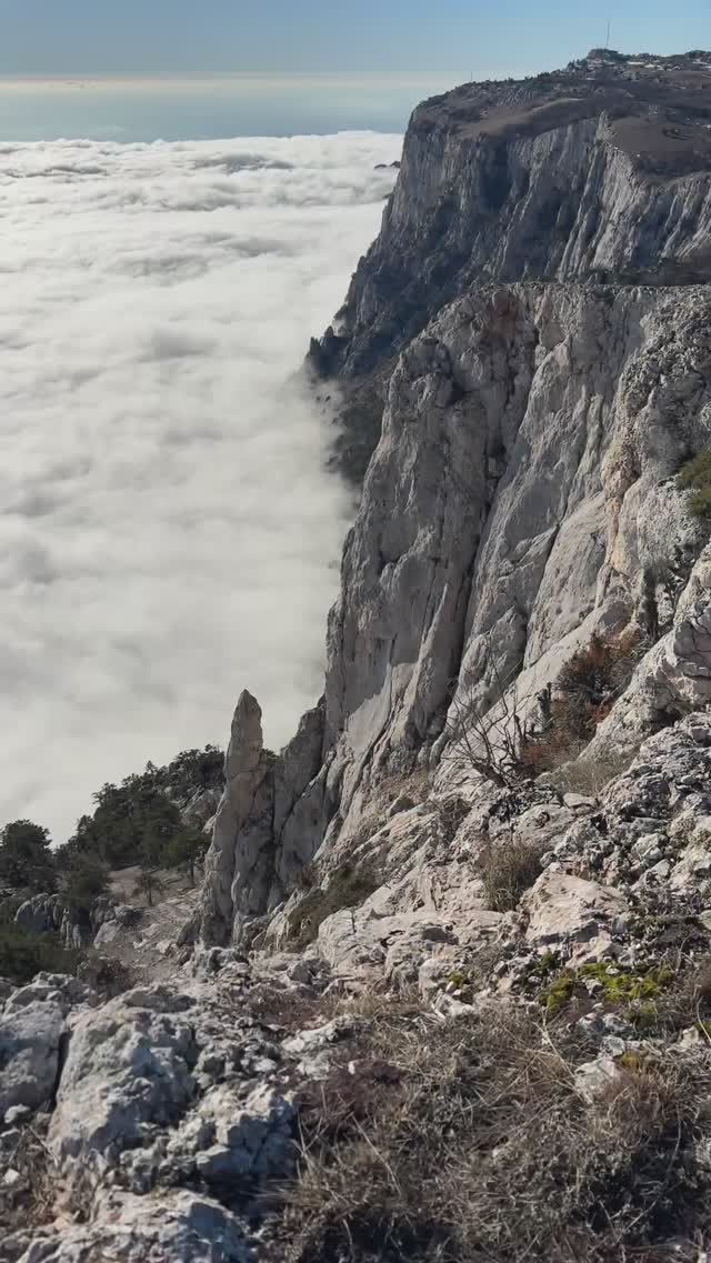 Крым | Ялта | Ай-Петри в декабре #crimea #переездвкрым #недвижимостькрым