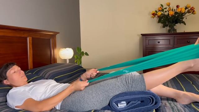 Гимнастика при артрозе. Основной комплекс #1. Knee and hip arthritis. Basic ex's programme (Eng sub