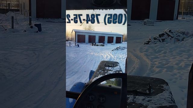 Запустили отопление в новом гараже.