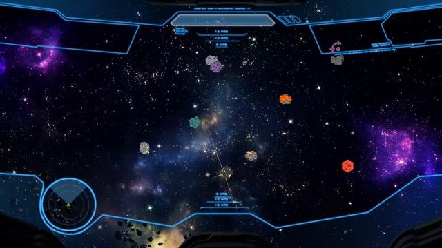 Мини-игра на Renpy "Сбиваем астероиды"