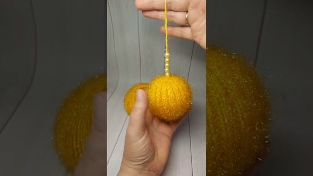 КРАСИВЕЙШИЙ НОВОГОДНИЙ шарик из ярнарт Christmas 🔮🎄😇💃🪩Ссылка на МК в описании⬇️