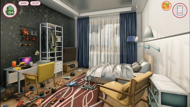 Мини-игра на Renpy "Уборка в комнате"