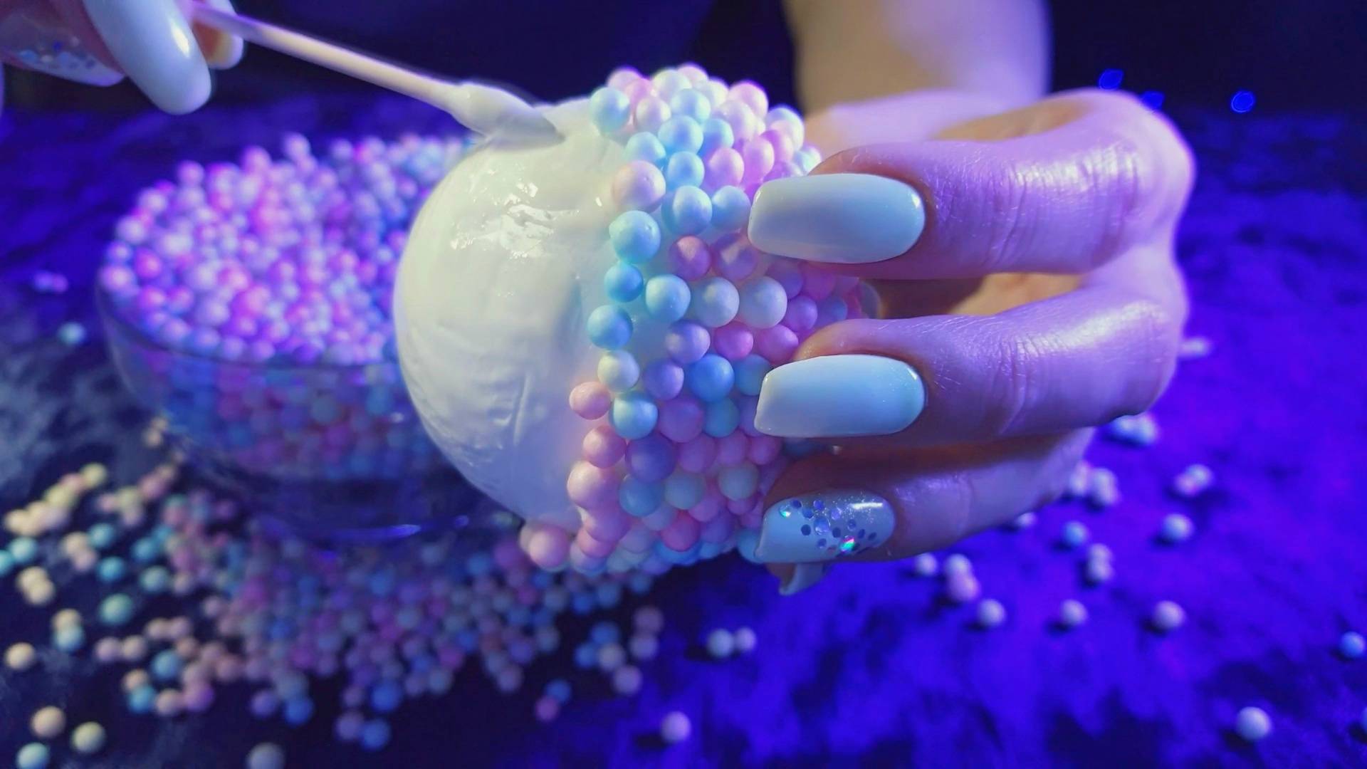 АСМР / Шарик новогодний своими руками