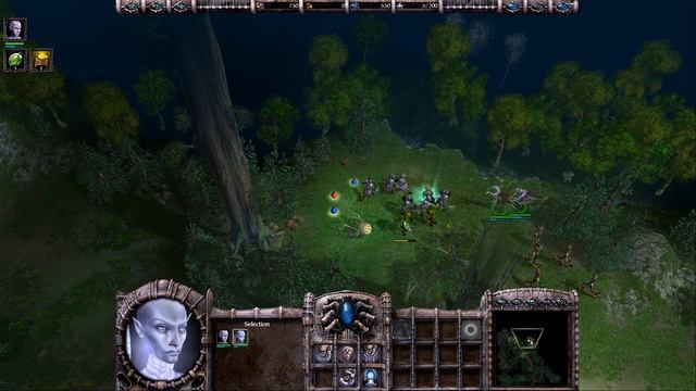 Armies of Exigo: mission 4: Emerging from Shadow; playing on Linux (Gentoo, Conty). Third attempt.