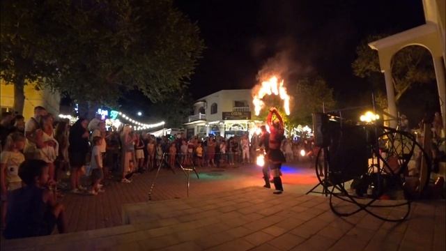 Евпатория Огненное шоу набережная Горького