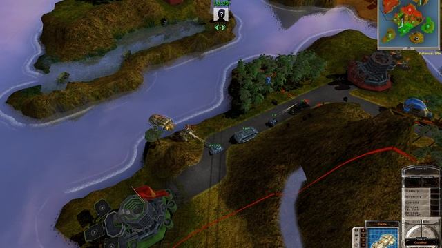 Massive Assault Network 2: map Lions Eye, playing on Linux (Lutris, Wine, Conty): loose